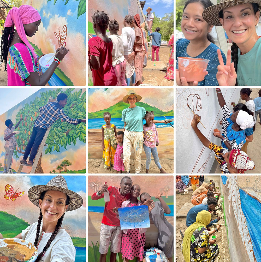 Acclaimed Los Angeles Muralist Brings Joy to Anidan Children’s Home in ...